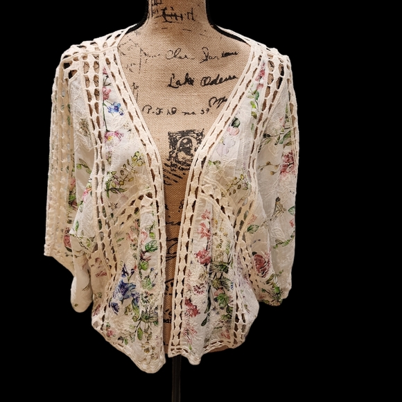 RACHEL Rachel Roy | Sweaters | Rachel Rachel Roy Crocheted Floral ...
